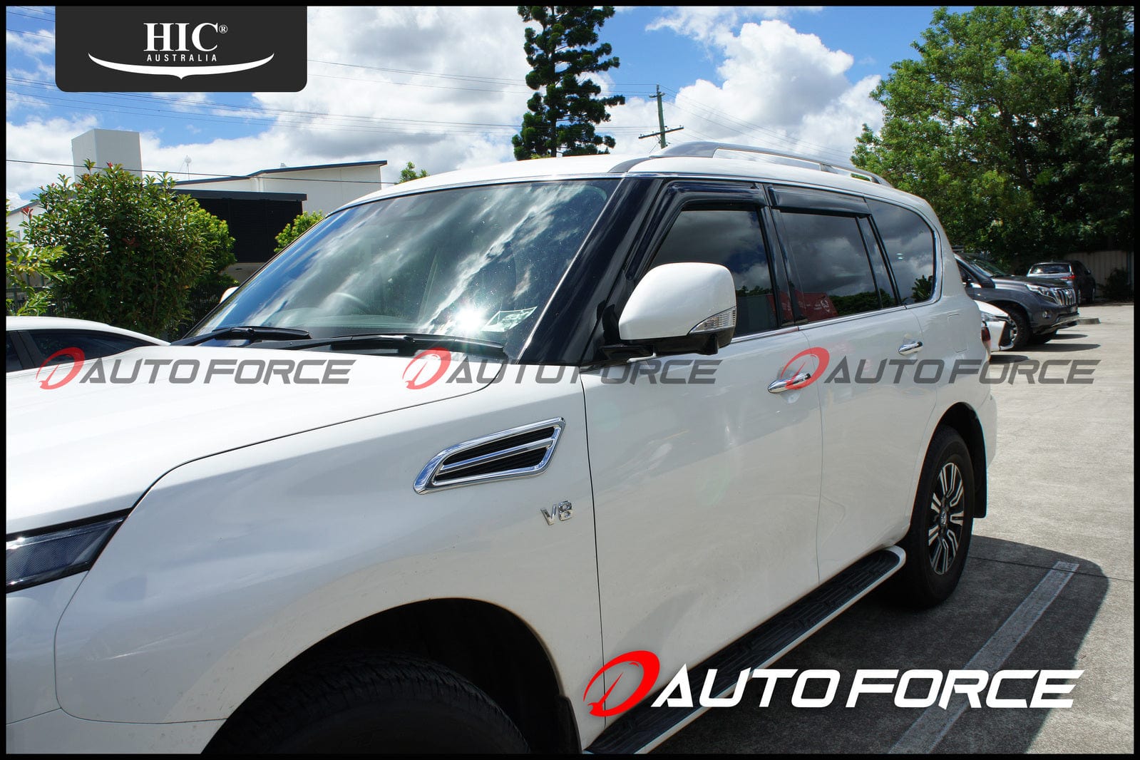Nissan Patrol Y62 Weather Shields 2013-2026 - HIC Premium